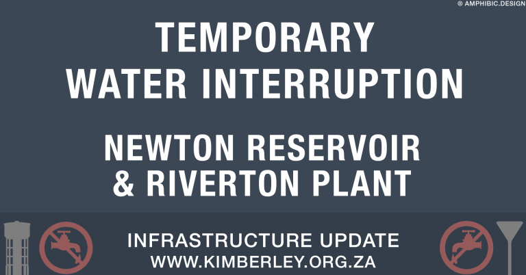 TEMPORARY WATER INTERRUPTION 27/05/2026 - Newton Reservoir & Riverton ...